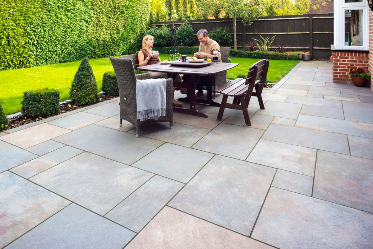 Symphony Natural Porcelain Paving by Marshalls | Paving Slabs UK ...