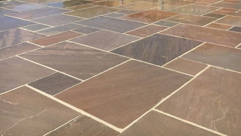 Autumn Blend Sandstone Patio Paving by UK Landscaping Supplies – Paving ...