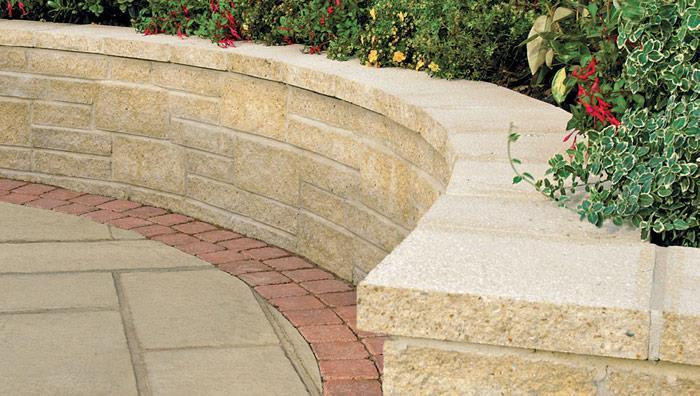 Marshalite Split Faced Walling by Marshalls | Garden Walling UK ...